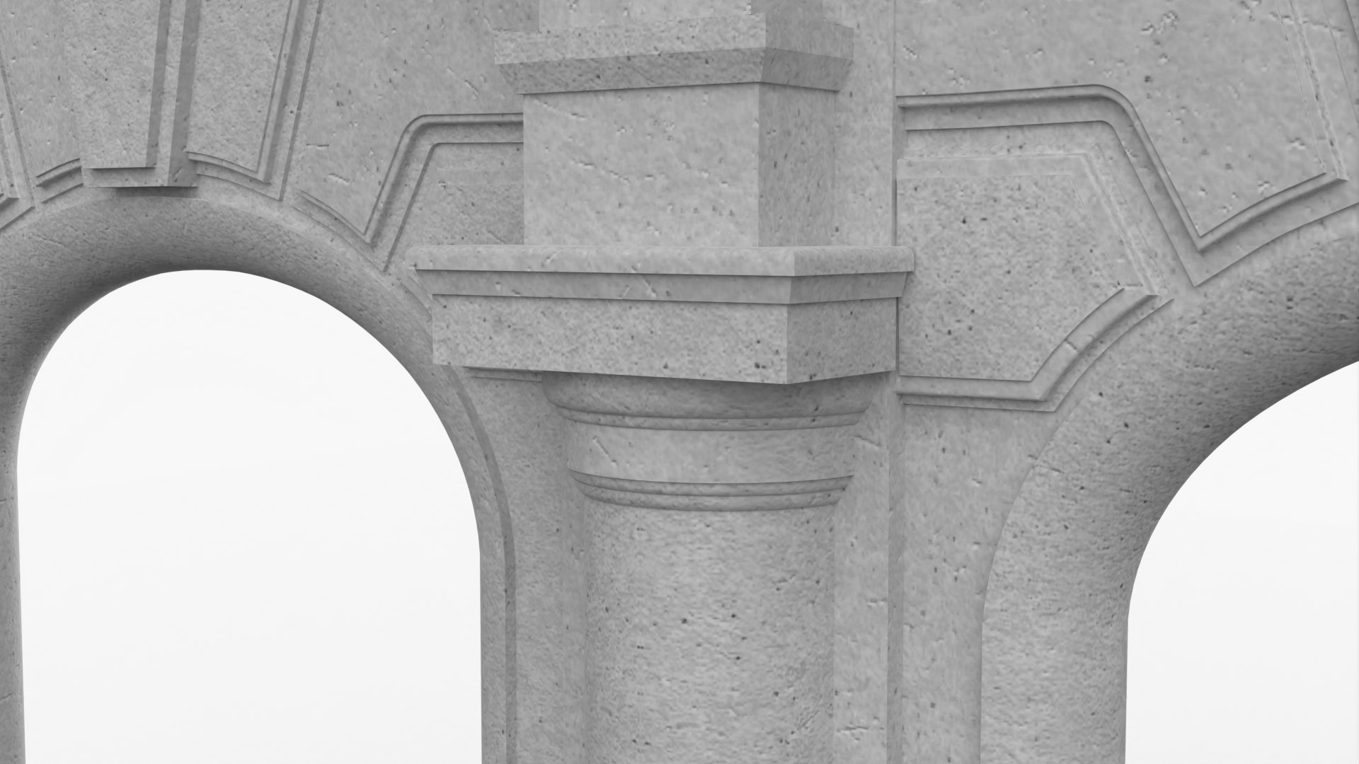 Triple Arch 017 3D Model - TurboSquid 2106416