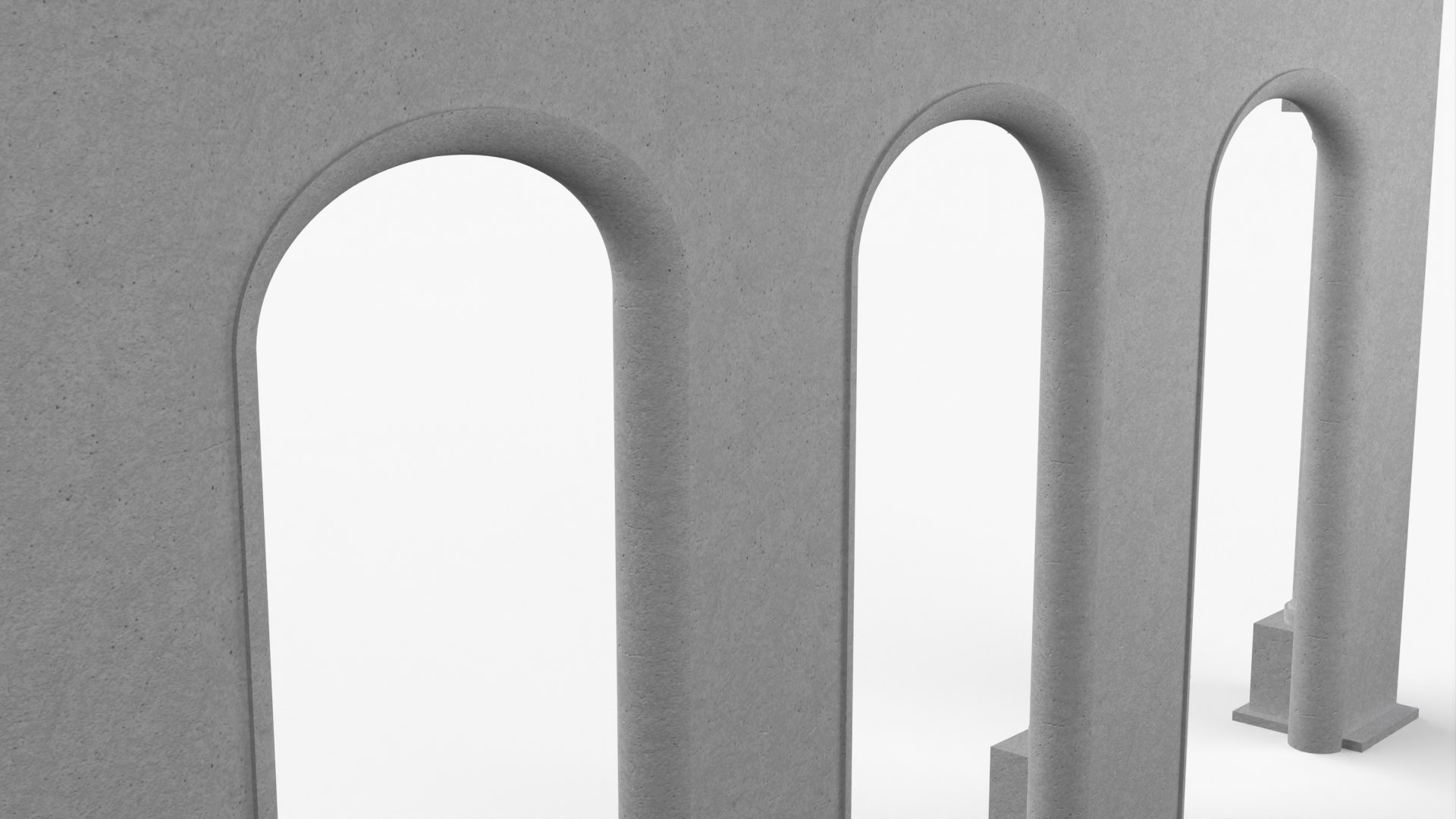 Triple Arch 017 3D Model - TurboSquid 2106416