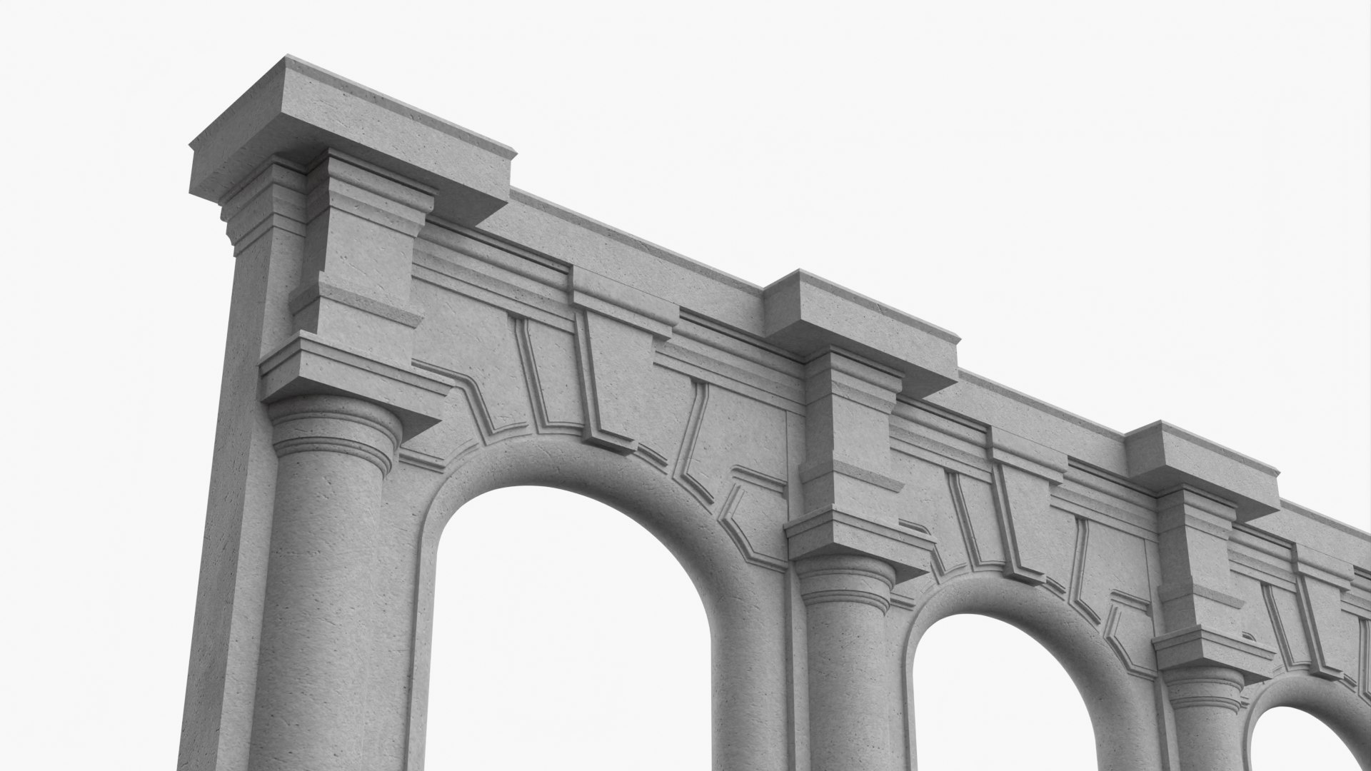 Triple Arch 017 3D Model - TurboSquid 2106416