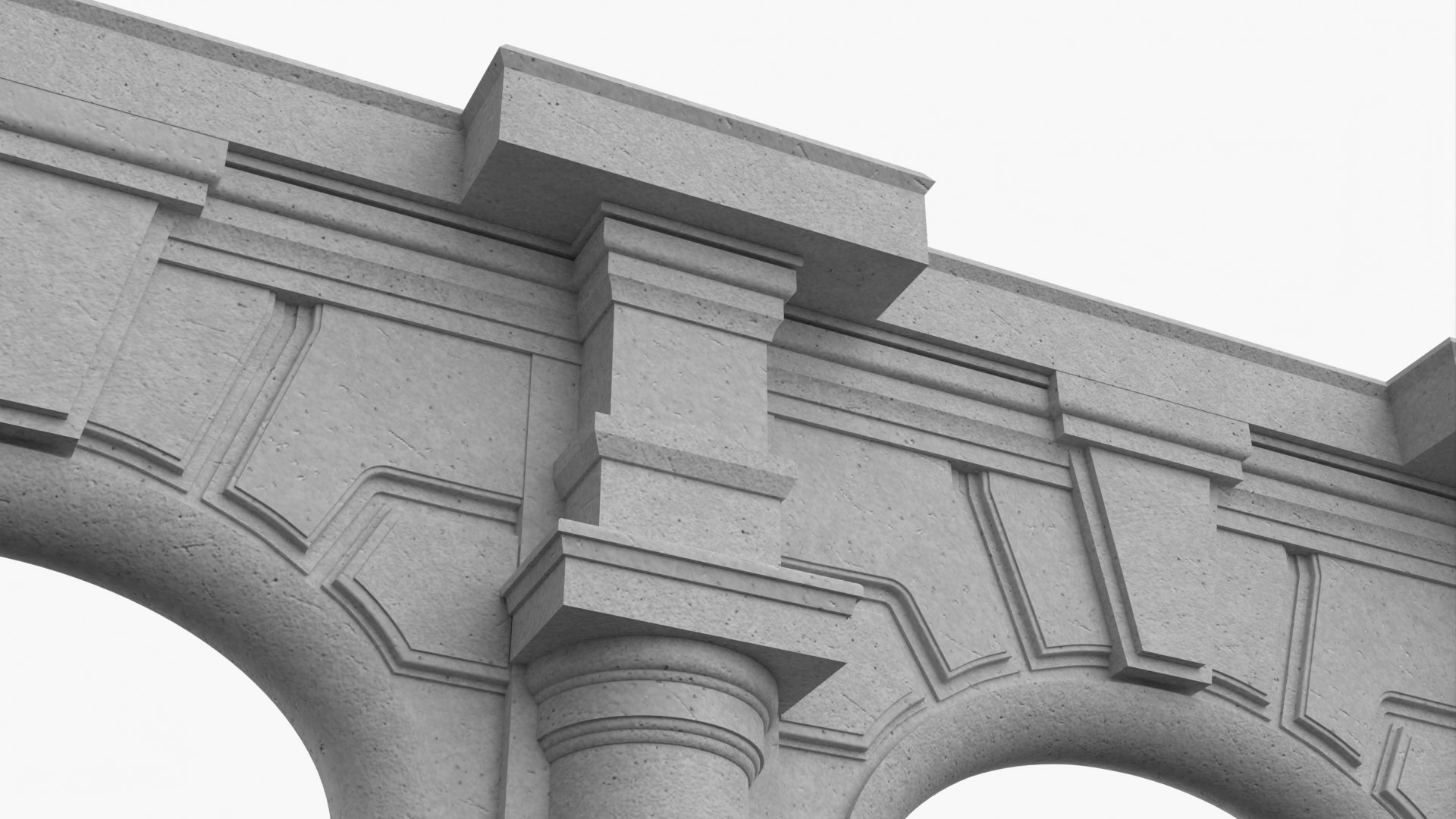 Triple Arch 017 3D Model - TurboSquid 2106416