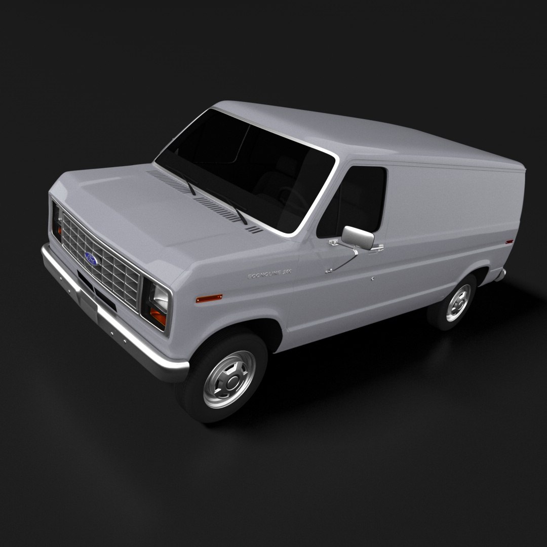 3D Ford Econoline E250 - TurboSquid 2329801