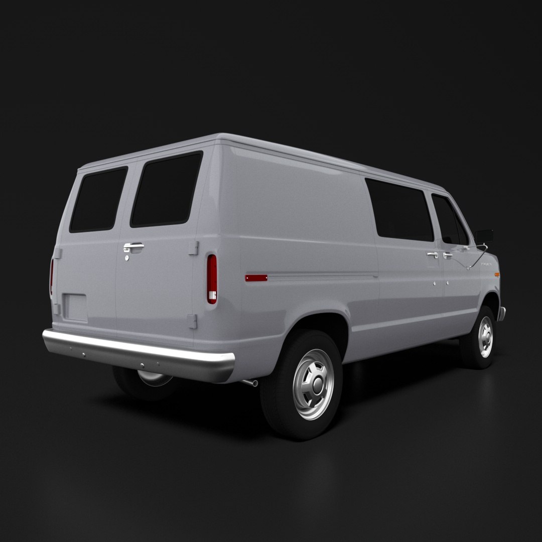 3D Ford Econoline E250 - TurboSquid 2329801