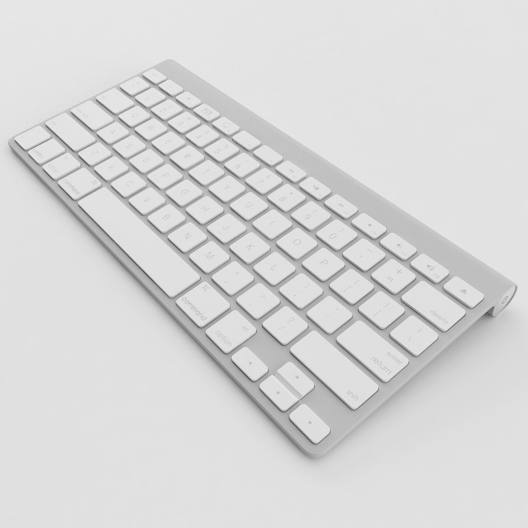 3D Apple Wireless Keyboard Model - TurboSquid 1299454