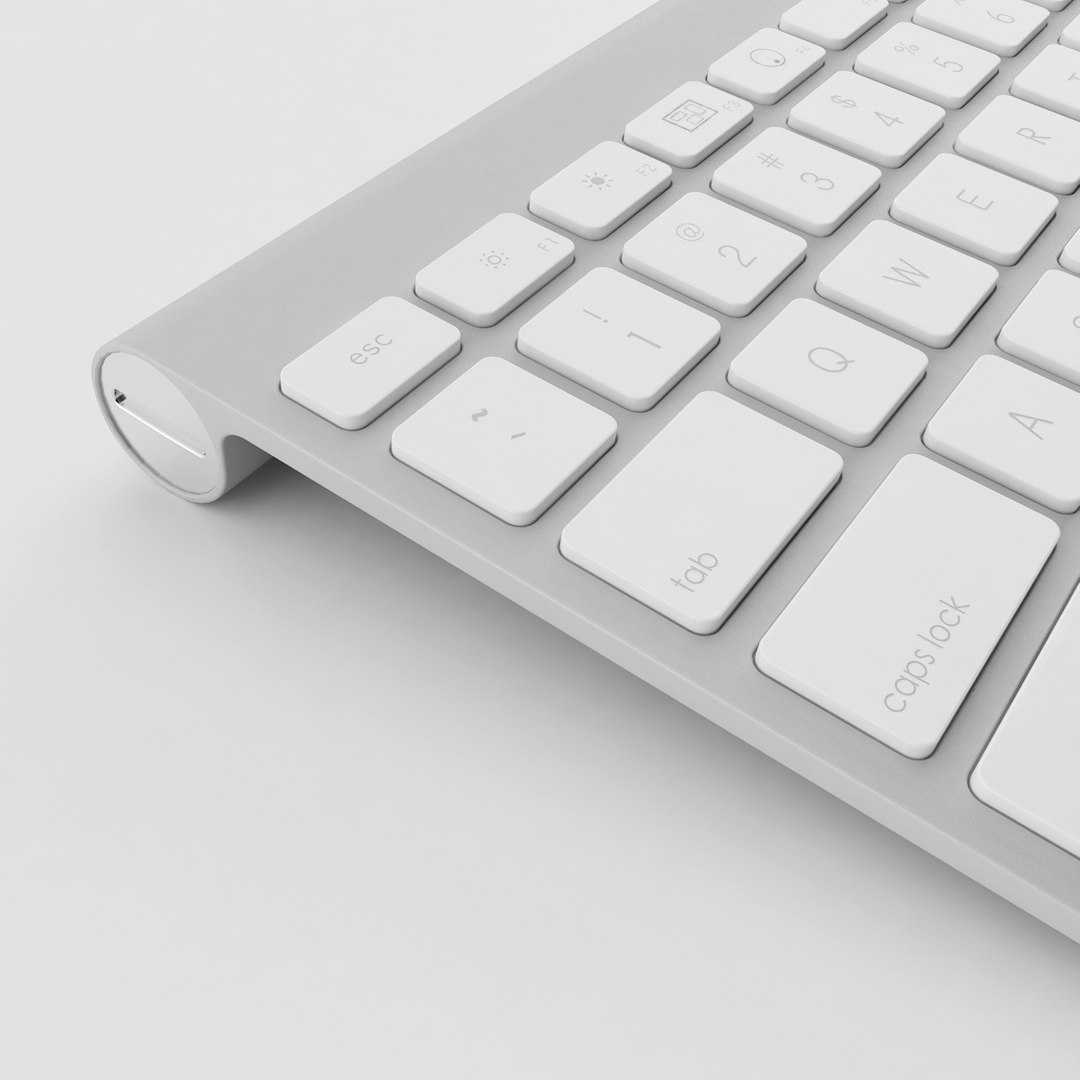 3D Apple Wireless Keyboard Model - TurboSquid 1299454