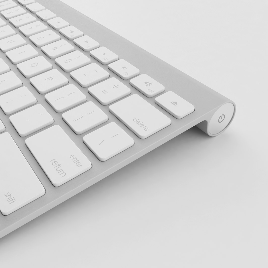 3D Apple Wireless Keyboard Model - TurboSquid 1299454