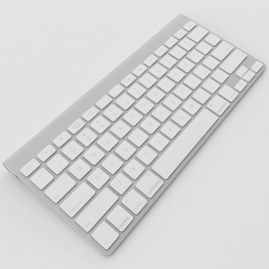 3D Apple Wireless Keyboard Model - TurboSquid 1299454