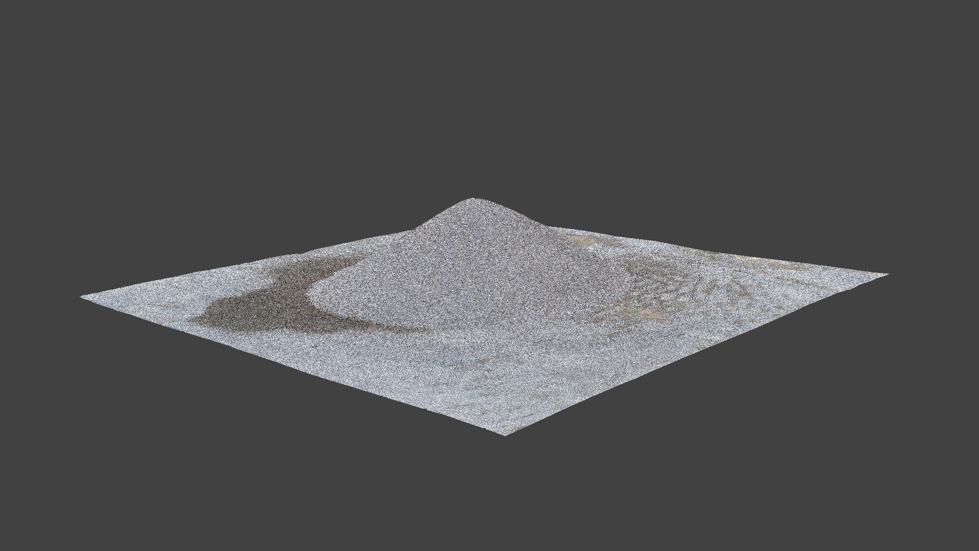 3D Collection Of Piles Of Gravel Or Sand - TurboSquid 2055630