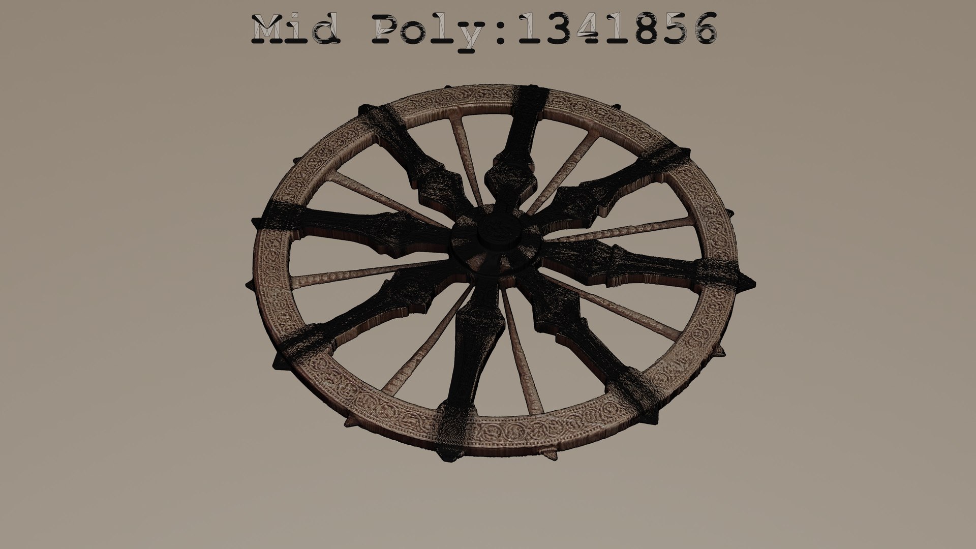 Simplified Konark Wheel - Ready For 3D Printing 3D Model - TurboSquid ...