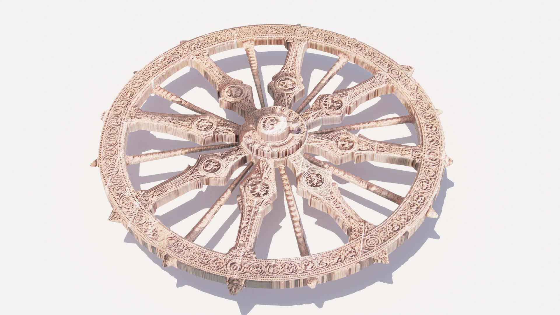 Simplified Konark Wheel - Ready For 3D Printing 3D Model - TurboSquid ...