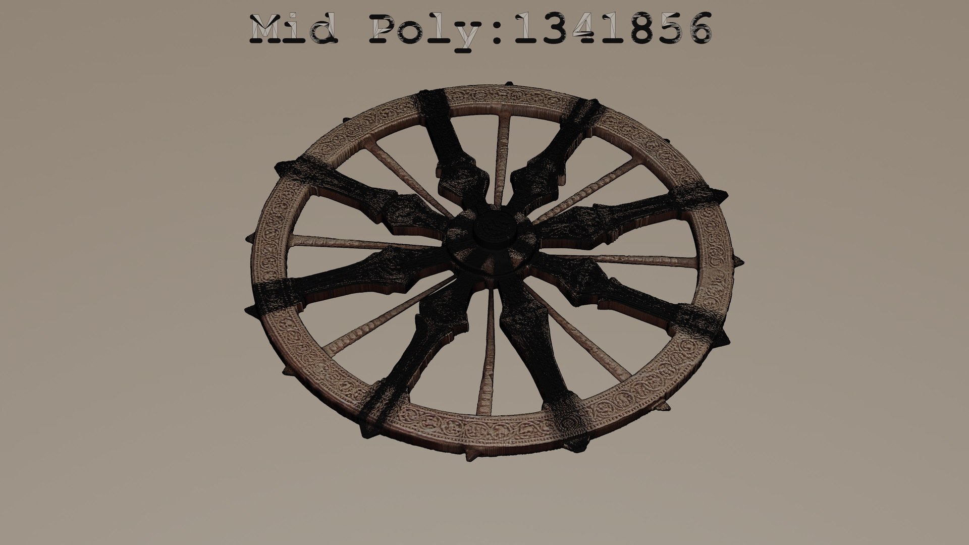 Simplified Konark Wheel - Ready For 3D Printing 3D Model - TurboSquid ...