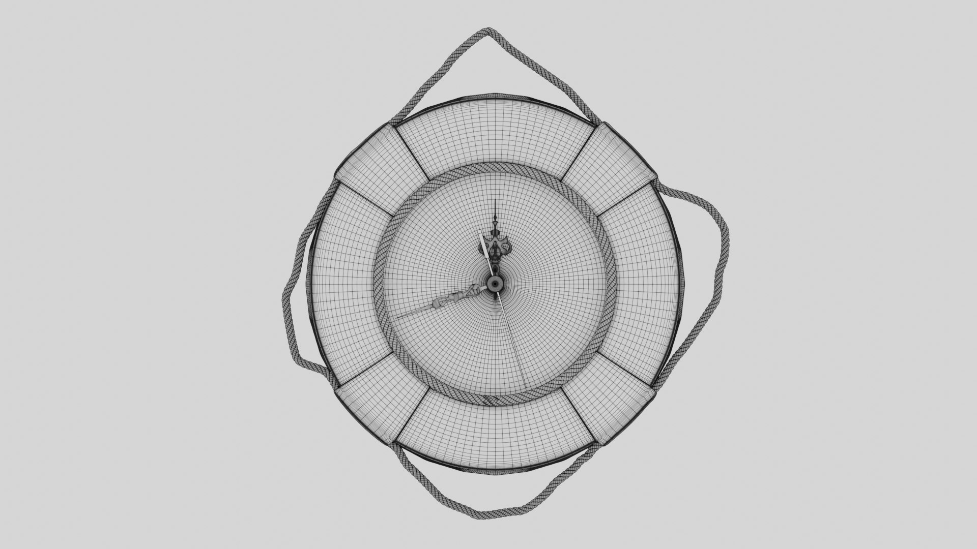Sea Style Wall Clock 3D Model - TurboSquid 1577932