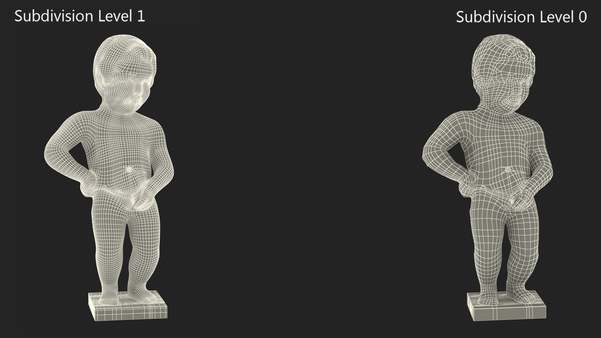 Manneken Pis Statue For 3D Print 3D Model - TurboSquid 2267467