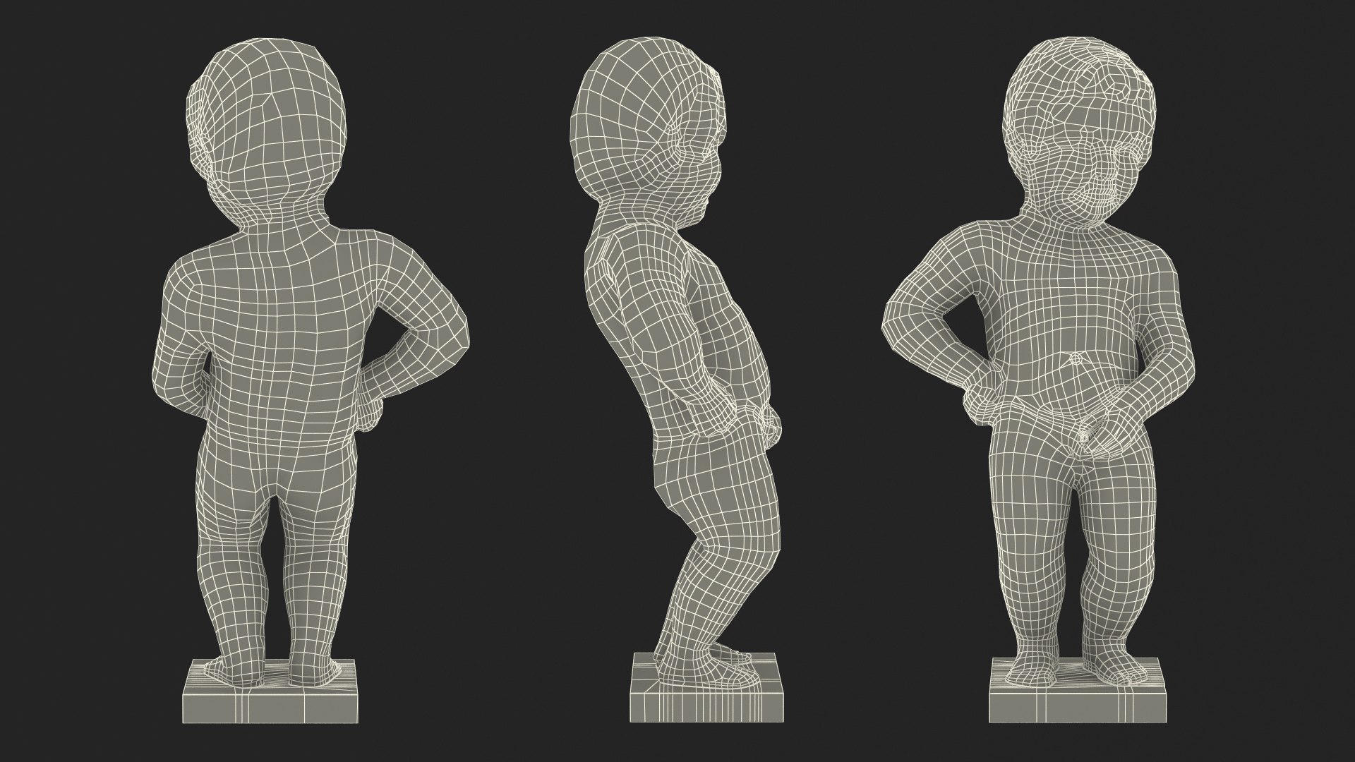 Manneken Pis Statue For 3D Print 3D Model - TurboSquid 2267467