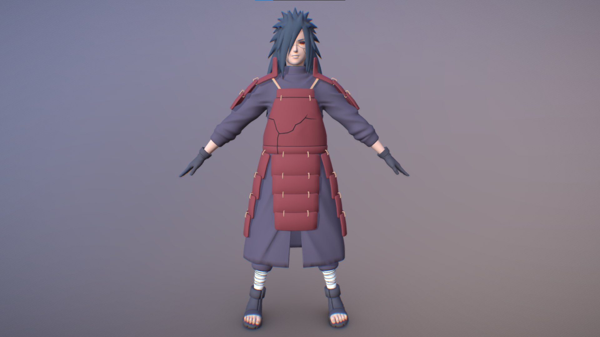 3D Madara Uchiha - Sharingan Activated - TurboSquid 2242679