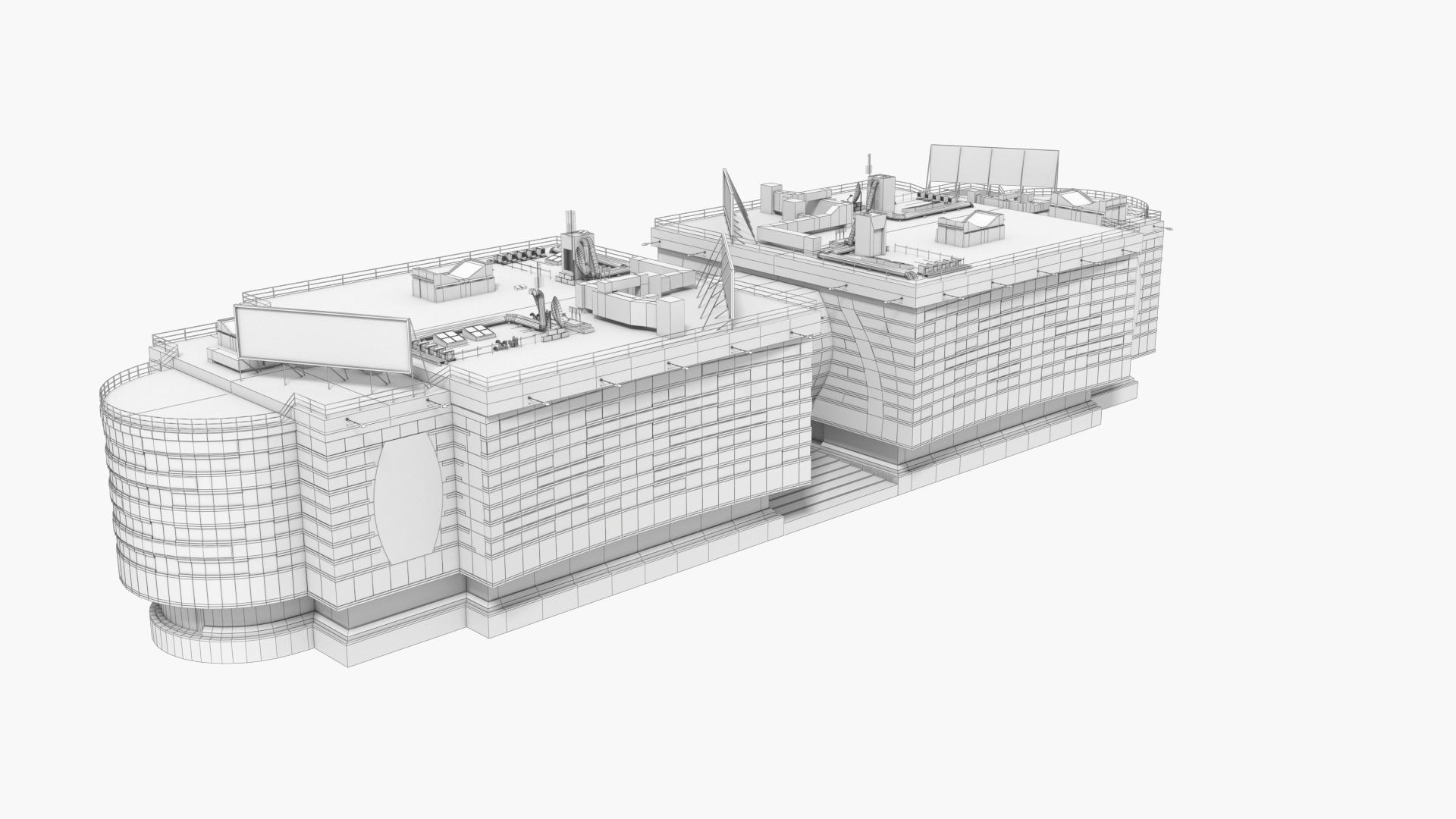 3D Shopping Mall Model - TurboSquid 1623543