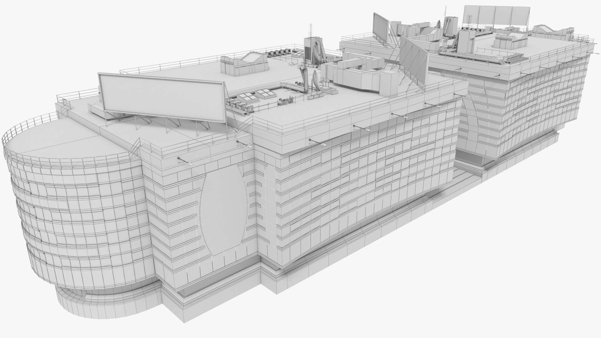 3D Shopping Mall Model - TurboSquid 1623543