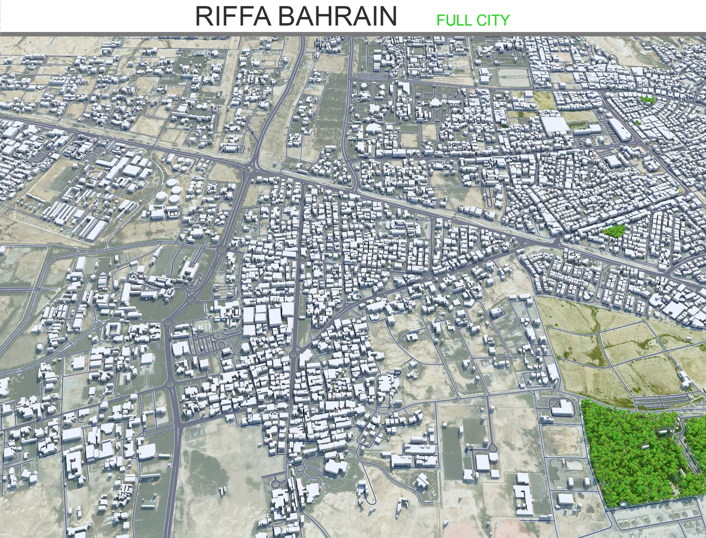 3D Riffa Bahrain - TurboSquid 2042532