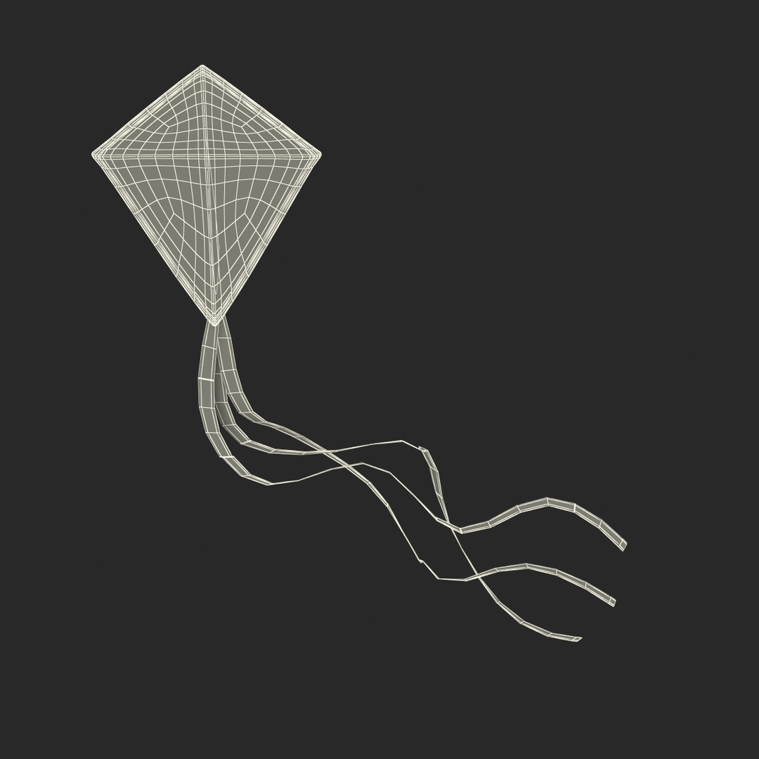 Kite Modeled 3d Obj