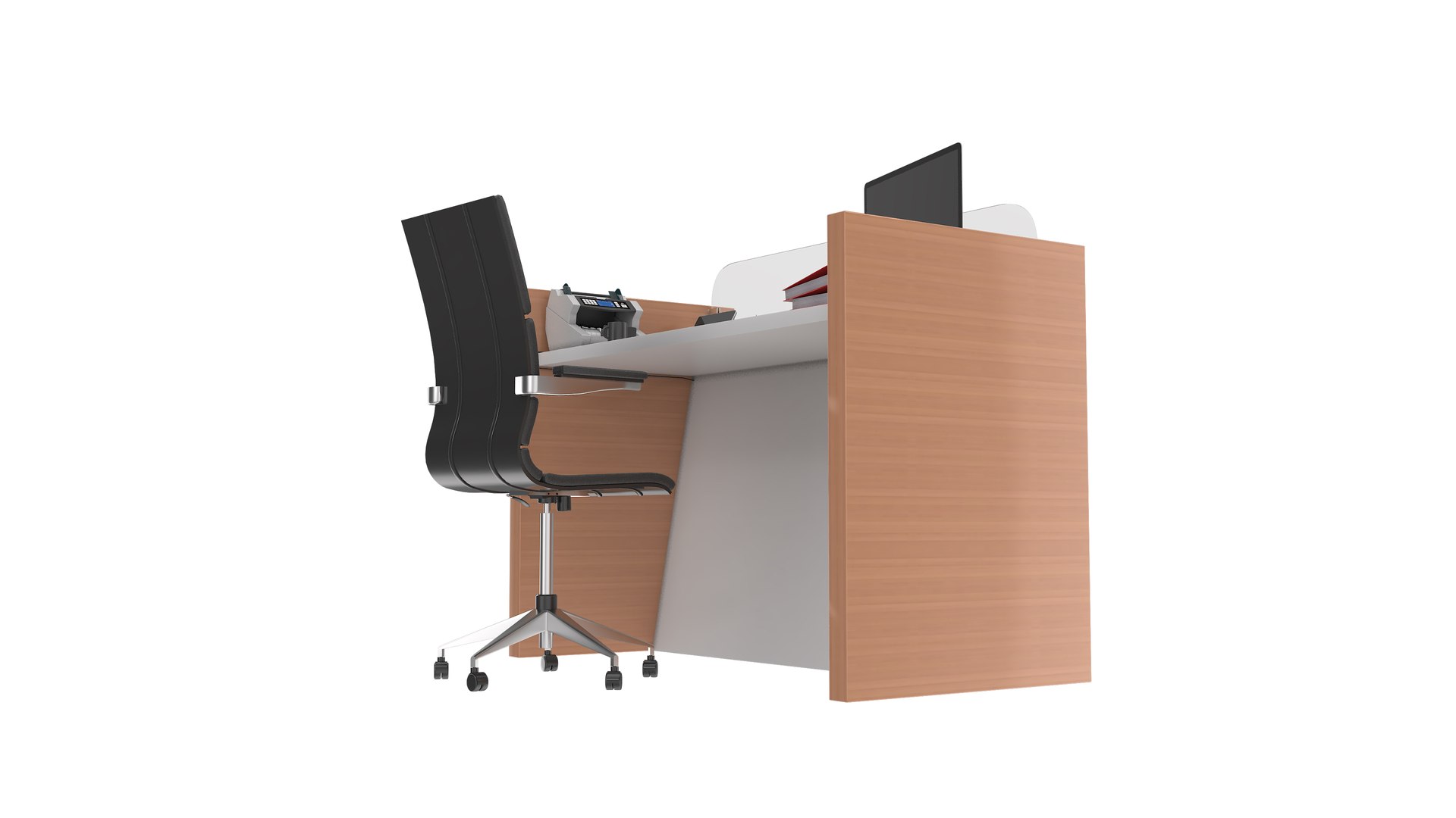 3D Bank Counter - TurboSquid 2282739