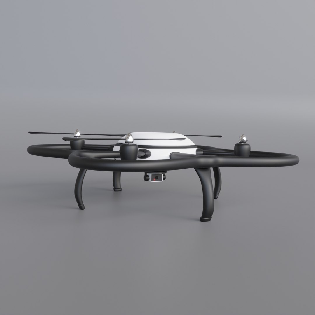 Drone Sci-Fi Stylized 3D - TurboSquid 2107296