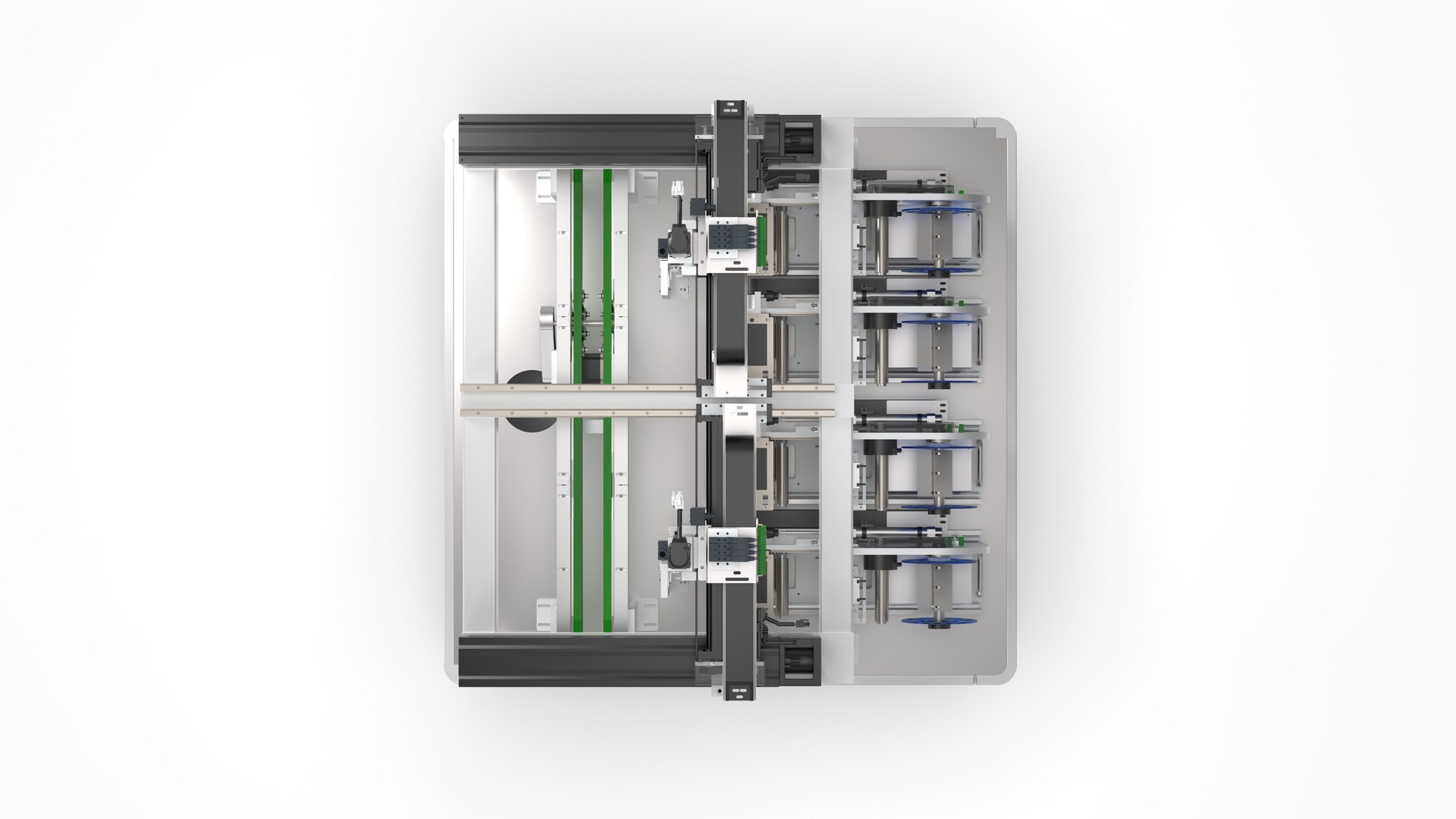 3D Automatic Four Labeling Machine Model - TurboSquid 2084661