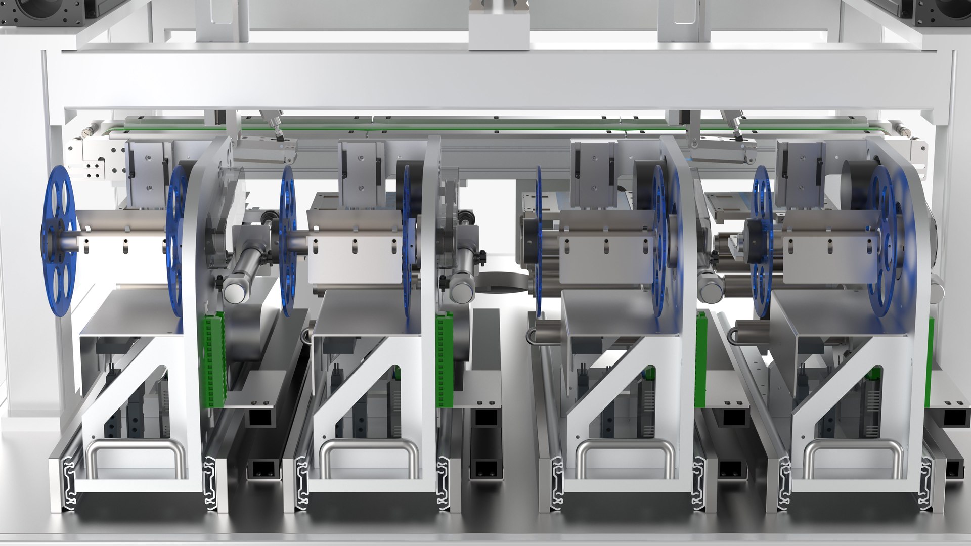 3D Automatic Four Labeling Machine Model - TurboSquid 2084661