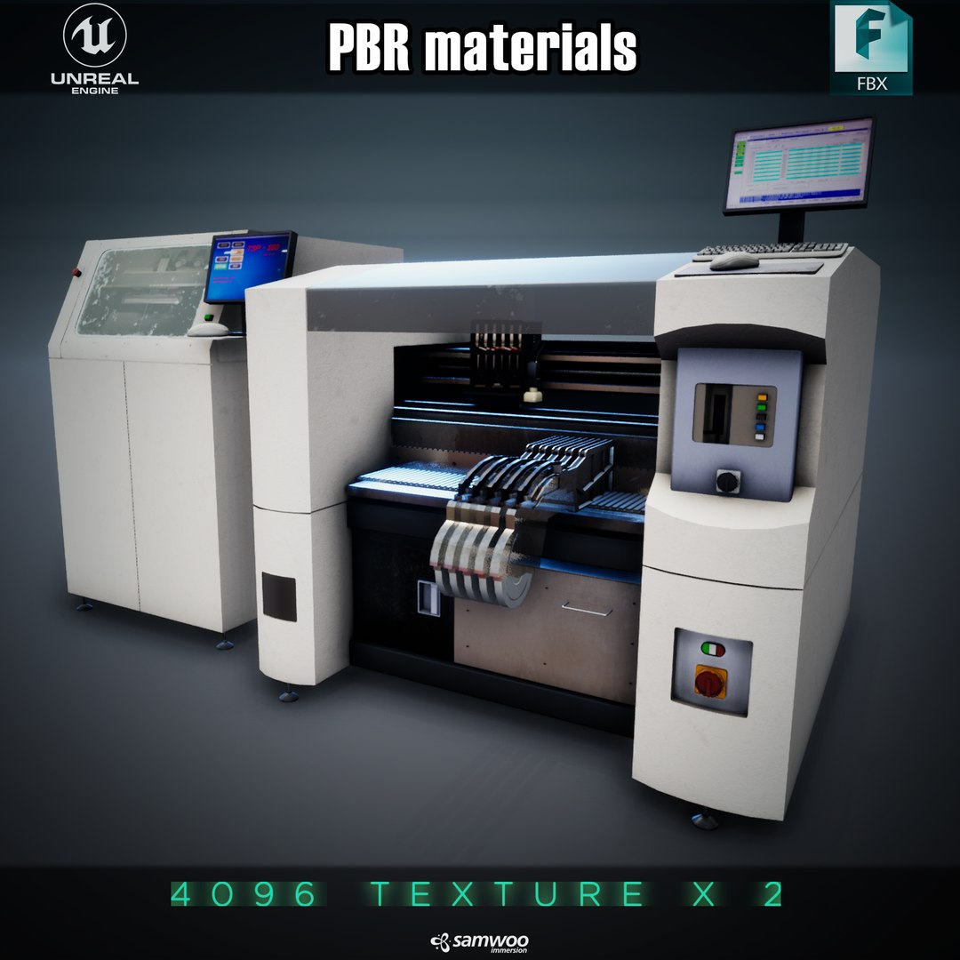 Smt Factory Equipment 3D - TurboSquid 1647449