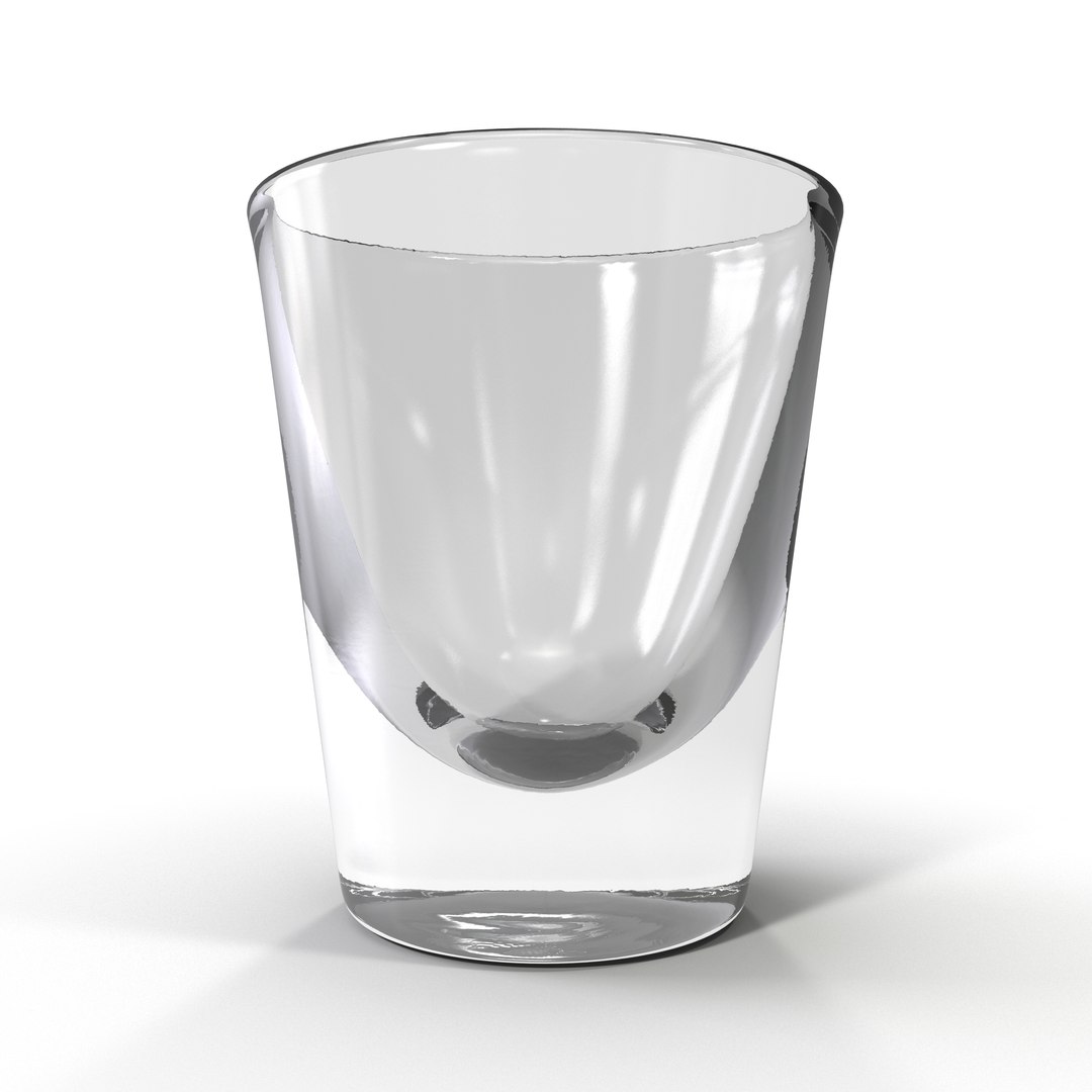 3d Model Of Shot Glass