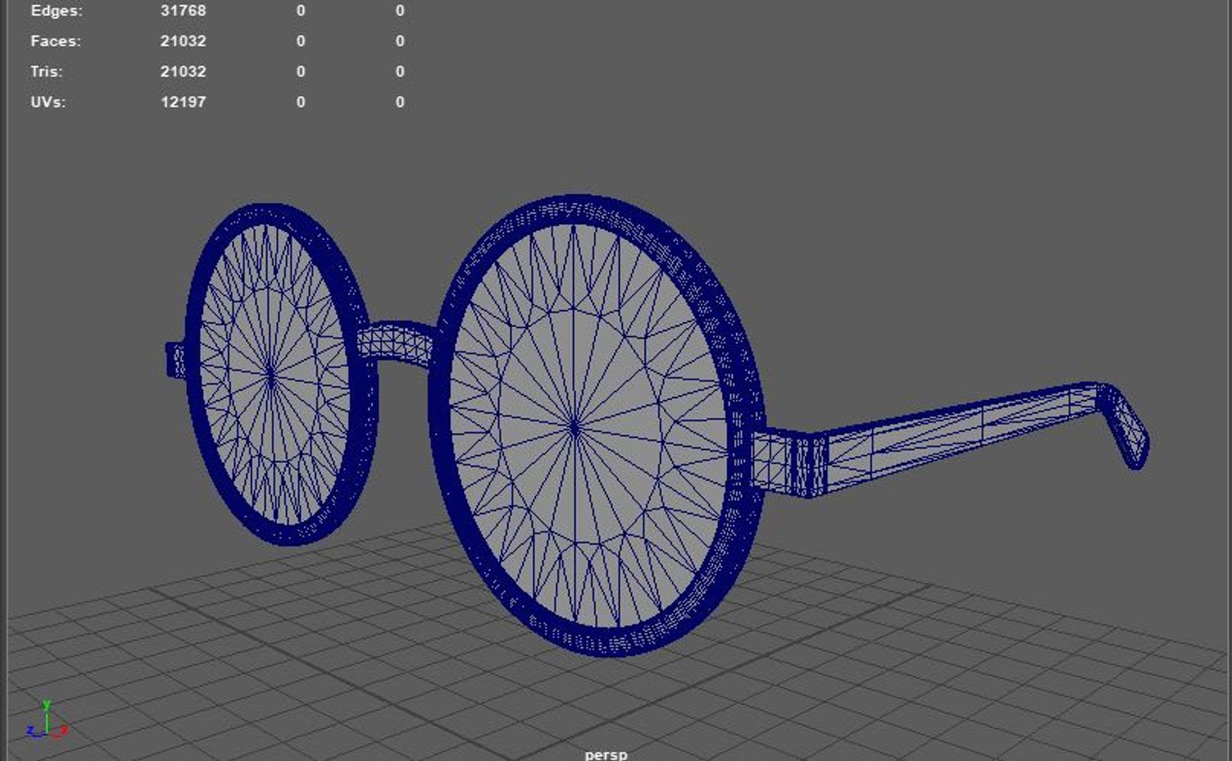 Round Glasse 3D Model Model - TurboSquid 2356563
