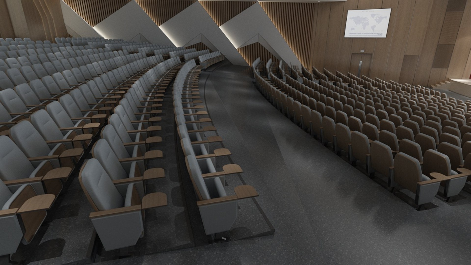Conference Hall 1 3D Model - TurboSquid 2102617