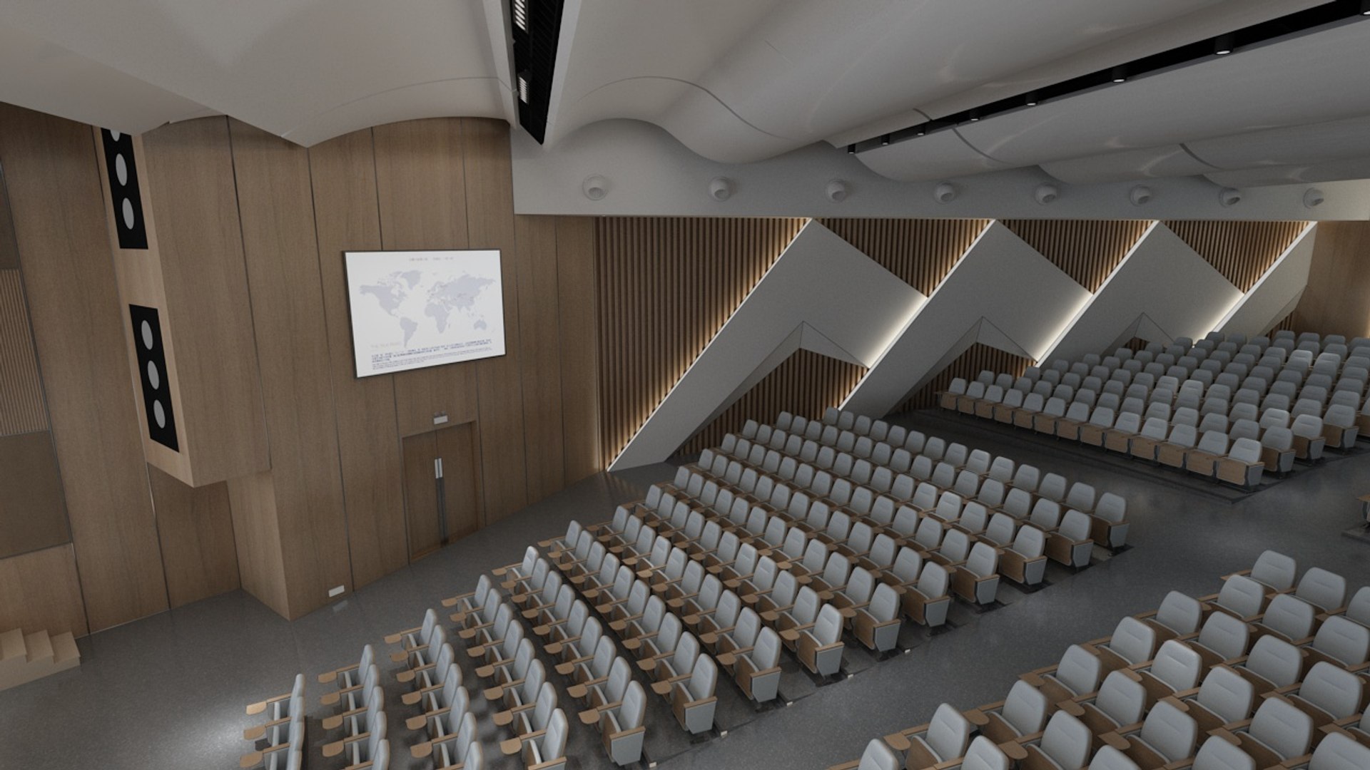 Conference Hall 1 3D Model - TurboSquid 2102617