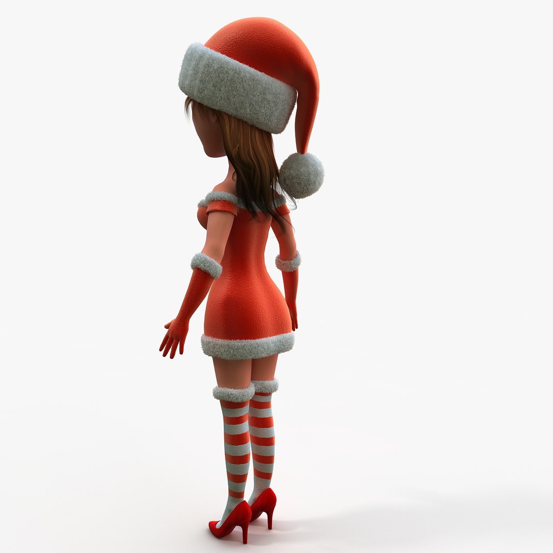 mrs santa 3d max