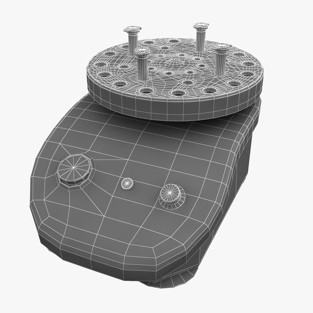 Multi Vortex Mixer V-32 3d C4d