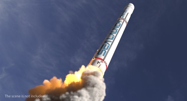 3D zenit 3sl rocket - TurboSquid 1410108