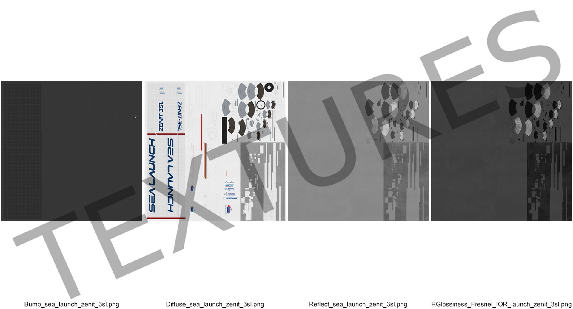 3D zenit 3sl rocket - TurboSquid 1410108