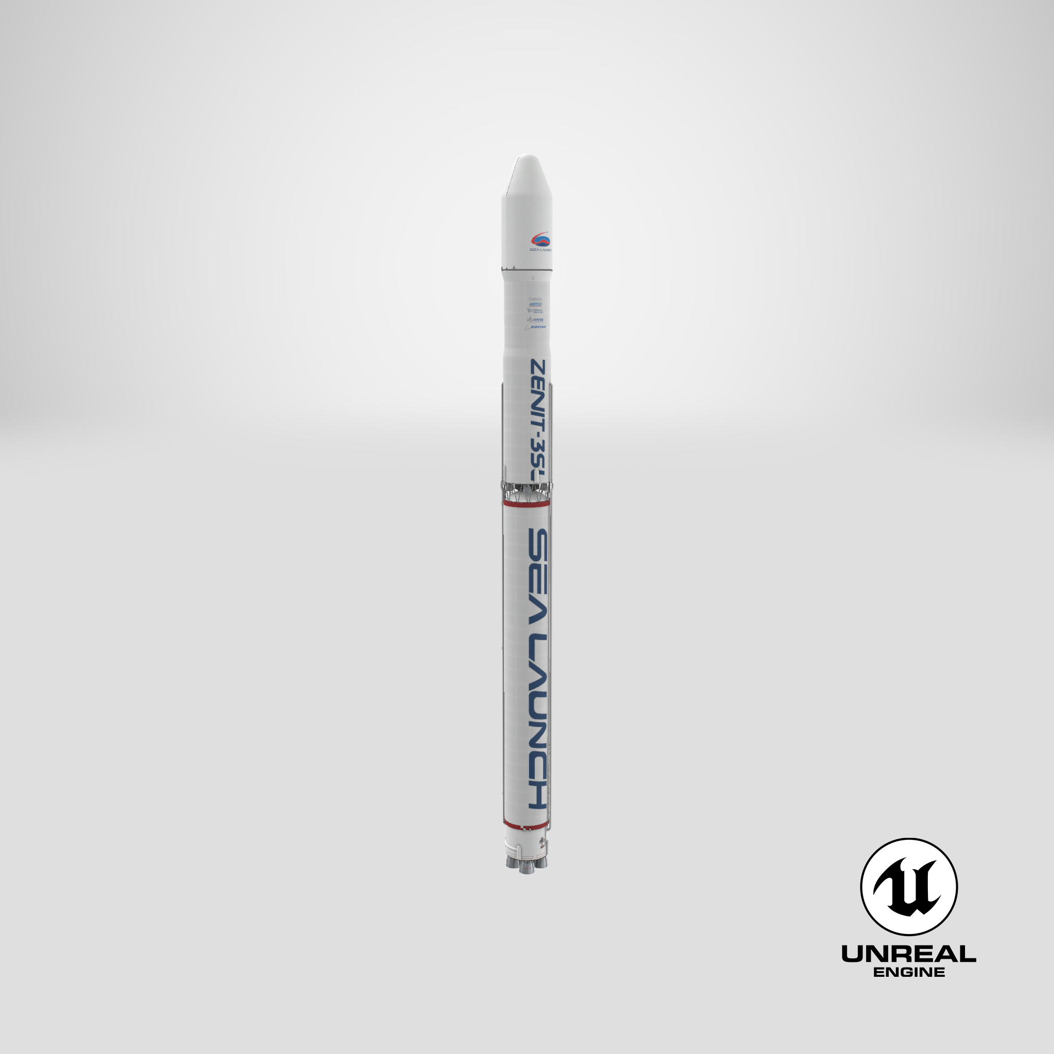 3D zenit 3sl rocket - TurboSquid 1410108