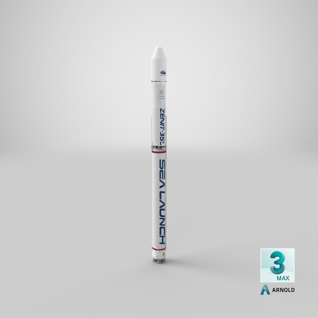 3D zenit 3sl rocket - TurboSquid 1410108