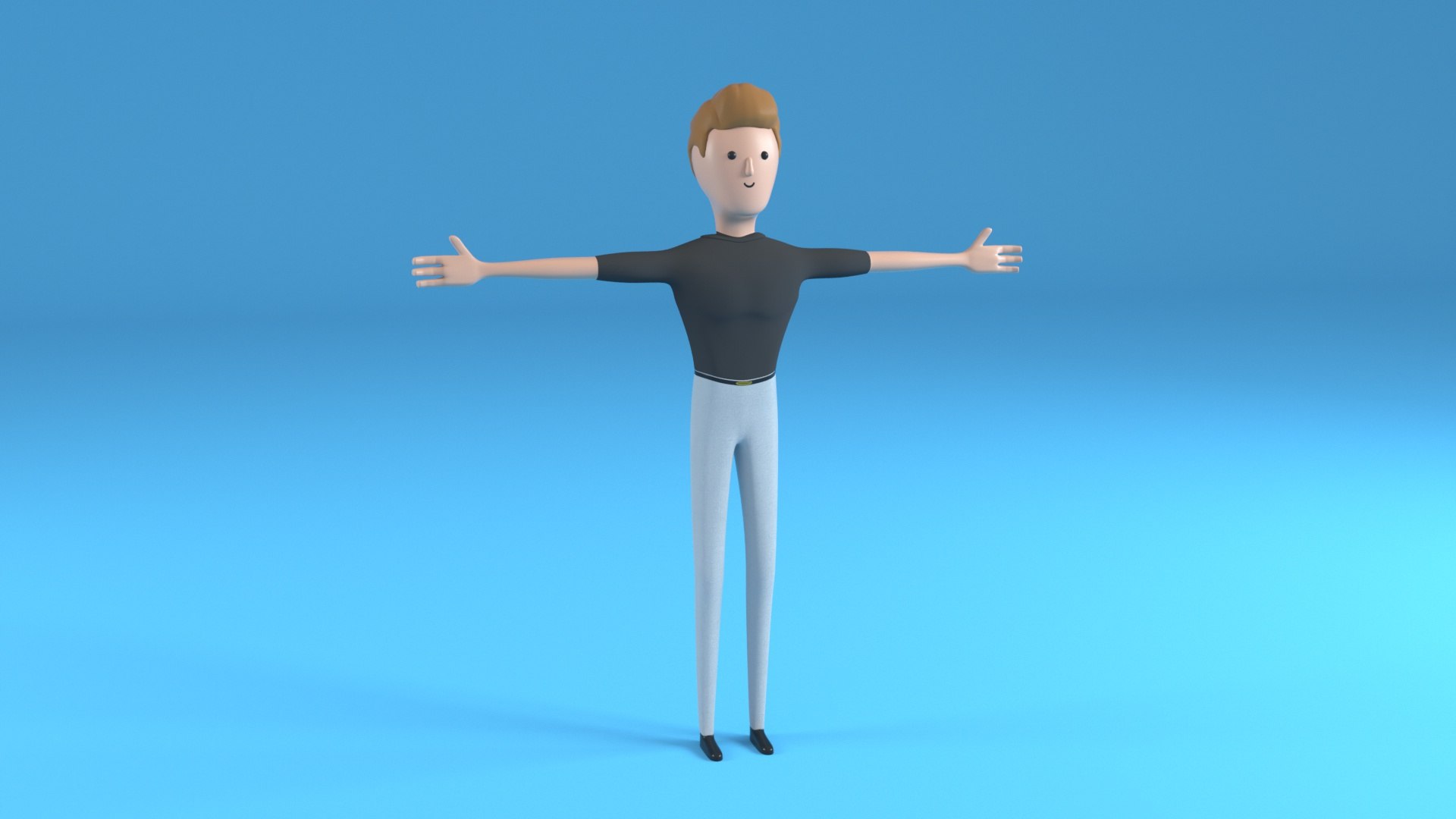 Male character chuck 3D model - TurboSquid 1521289