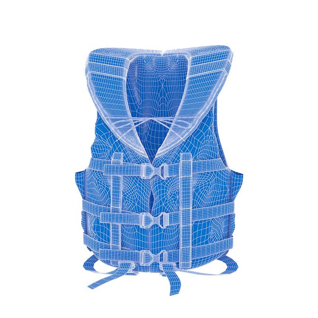 Life Jacket 3d Model