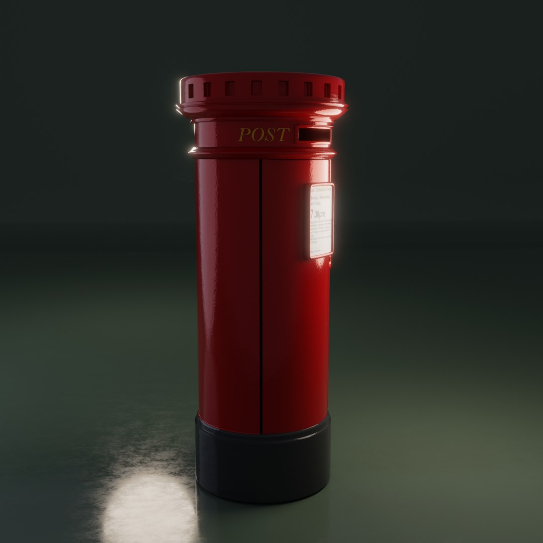 Post Box Model - TurboSquid 2204730