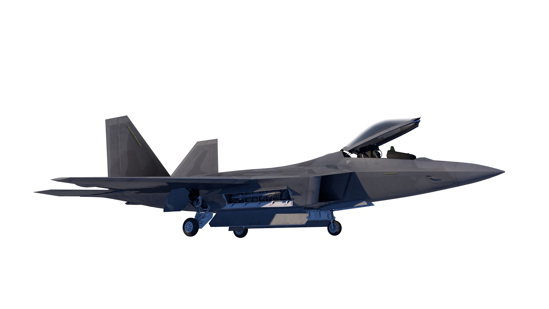 Fighter Jet 2 3D Model - TurboSquid 2224398