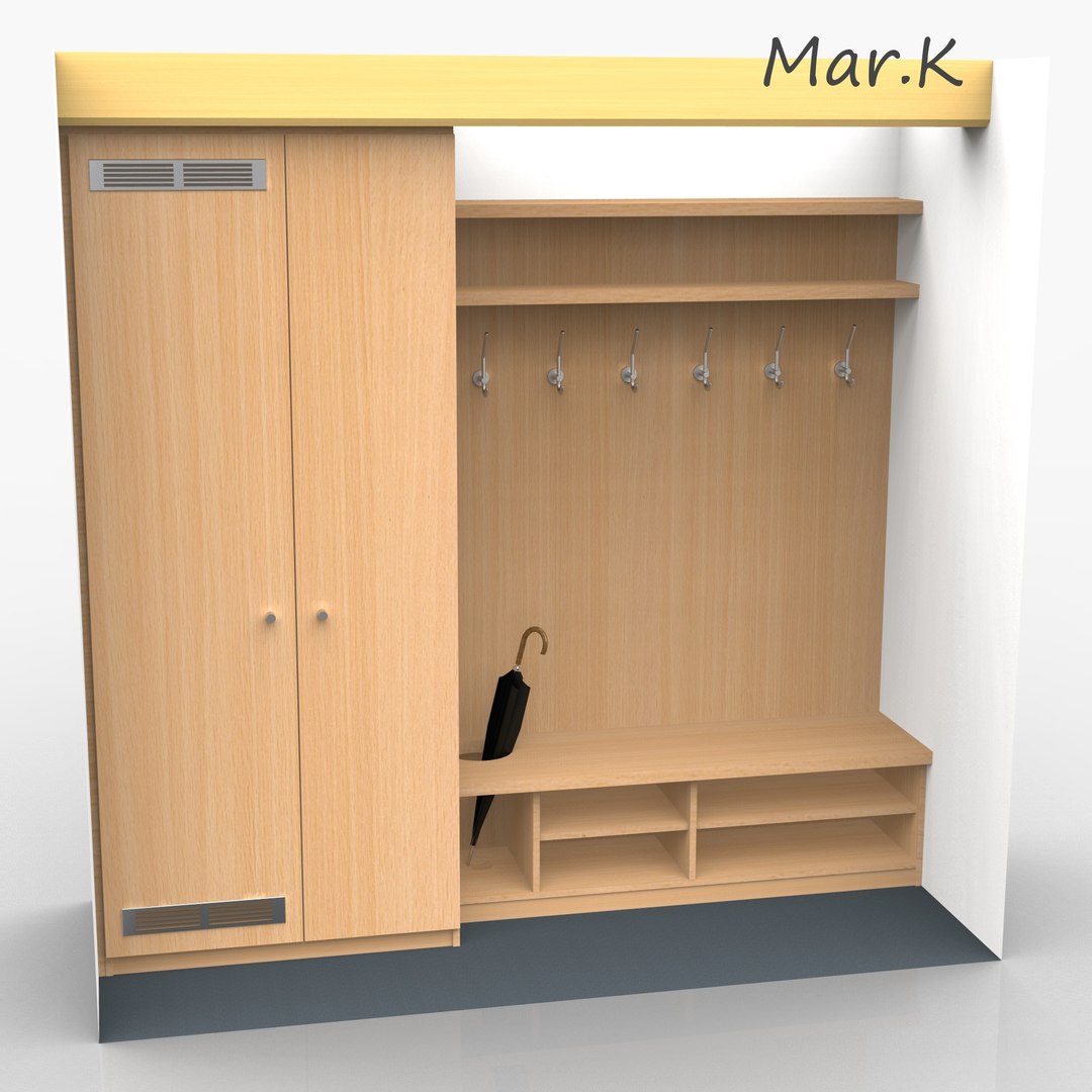 Vestibule Hatrack 3d Model