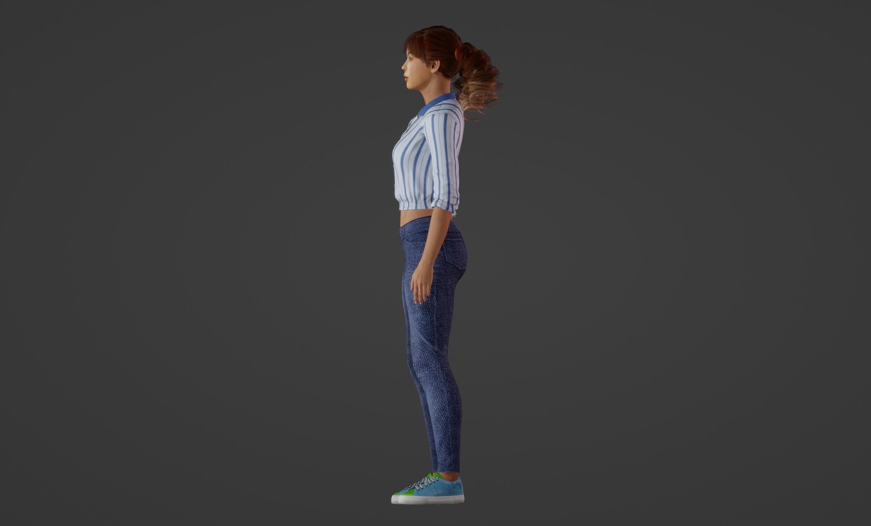 Woman With Perfect Facial Features 3D Model - TurboSquid 2212826