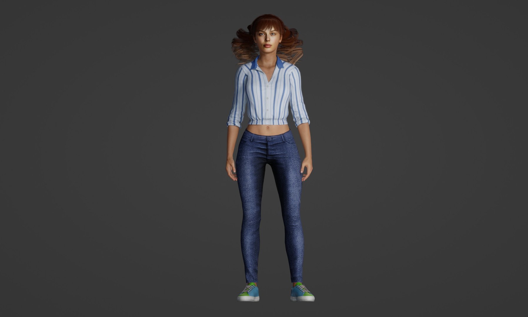 Woman With Perfect Facial Features 3D Model - TurboSquid 2212826