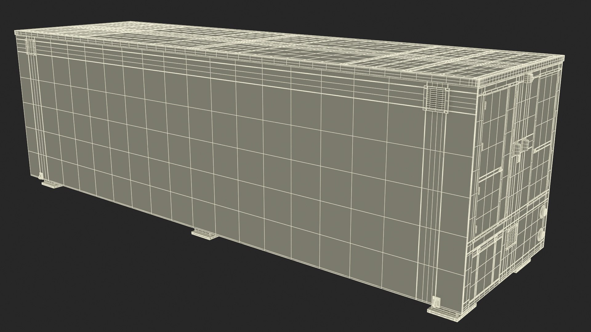 Containerized Data Center model - TurboSquid 2155785