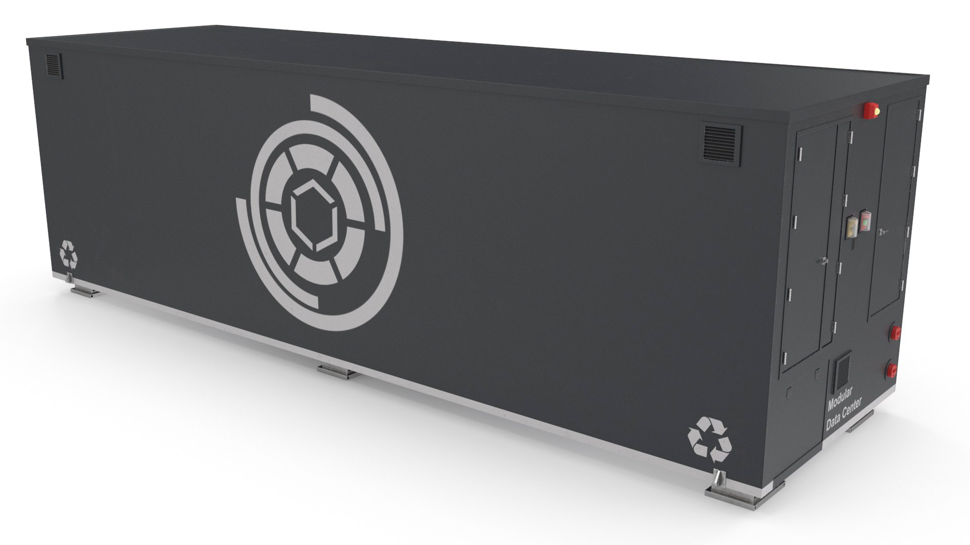 Containerized Data Center model - TurboSquid 2155785