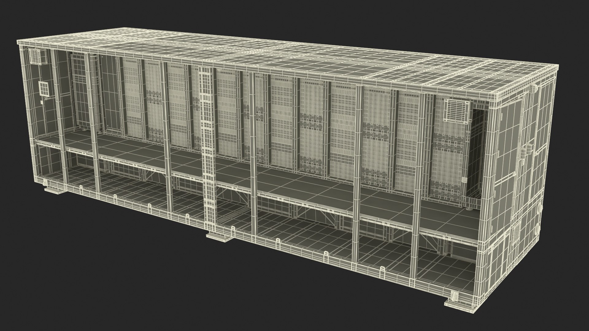 Containerized Data Center model - TurboSquid 2155785