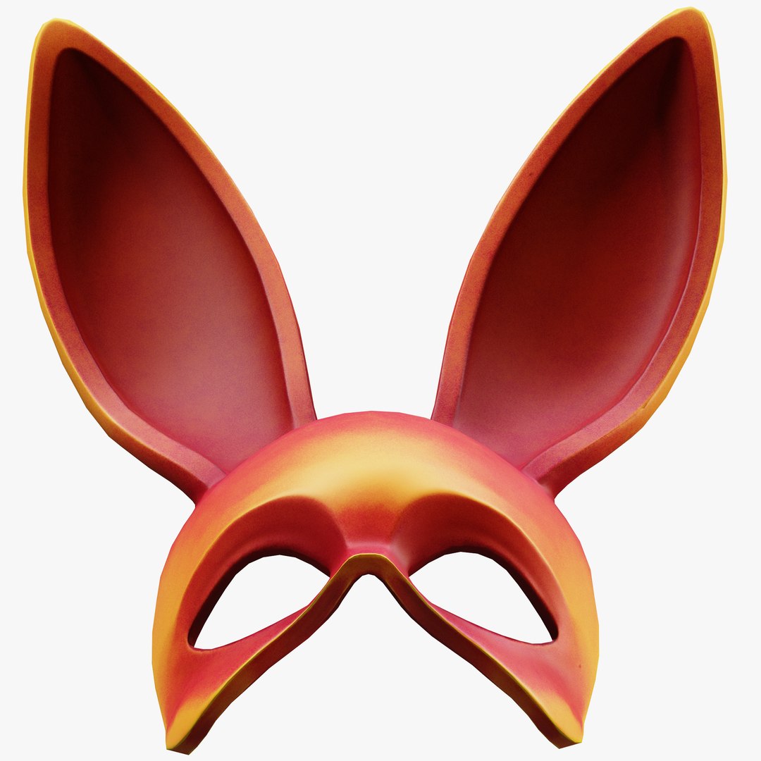 3D Model Rabbit Bunny Mask - TurboSquid 2047599