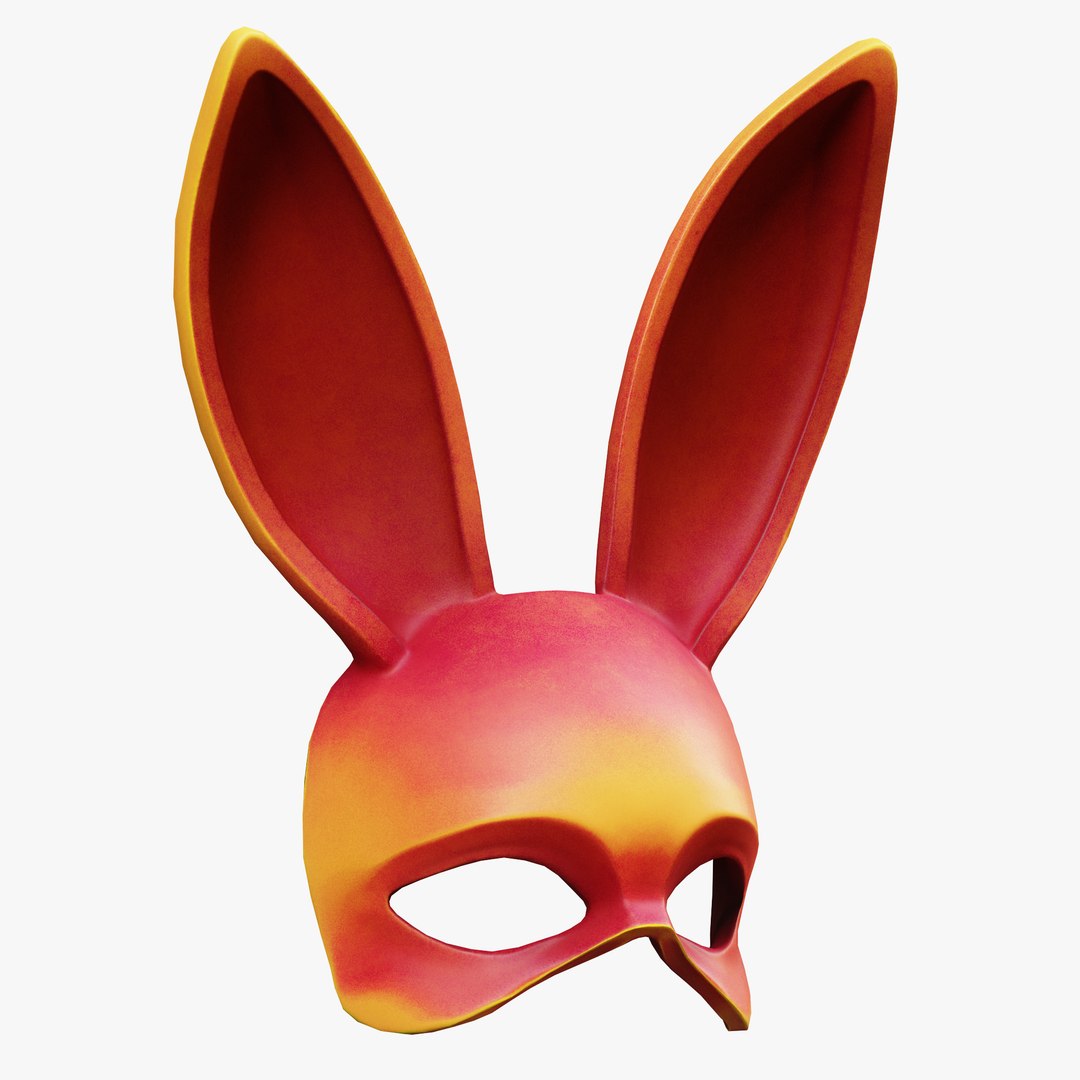 3D Model Rabbit Bunny Mask - TurboSquid 2047599