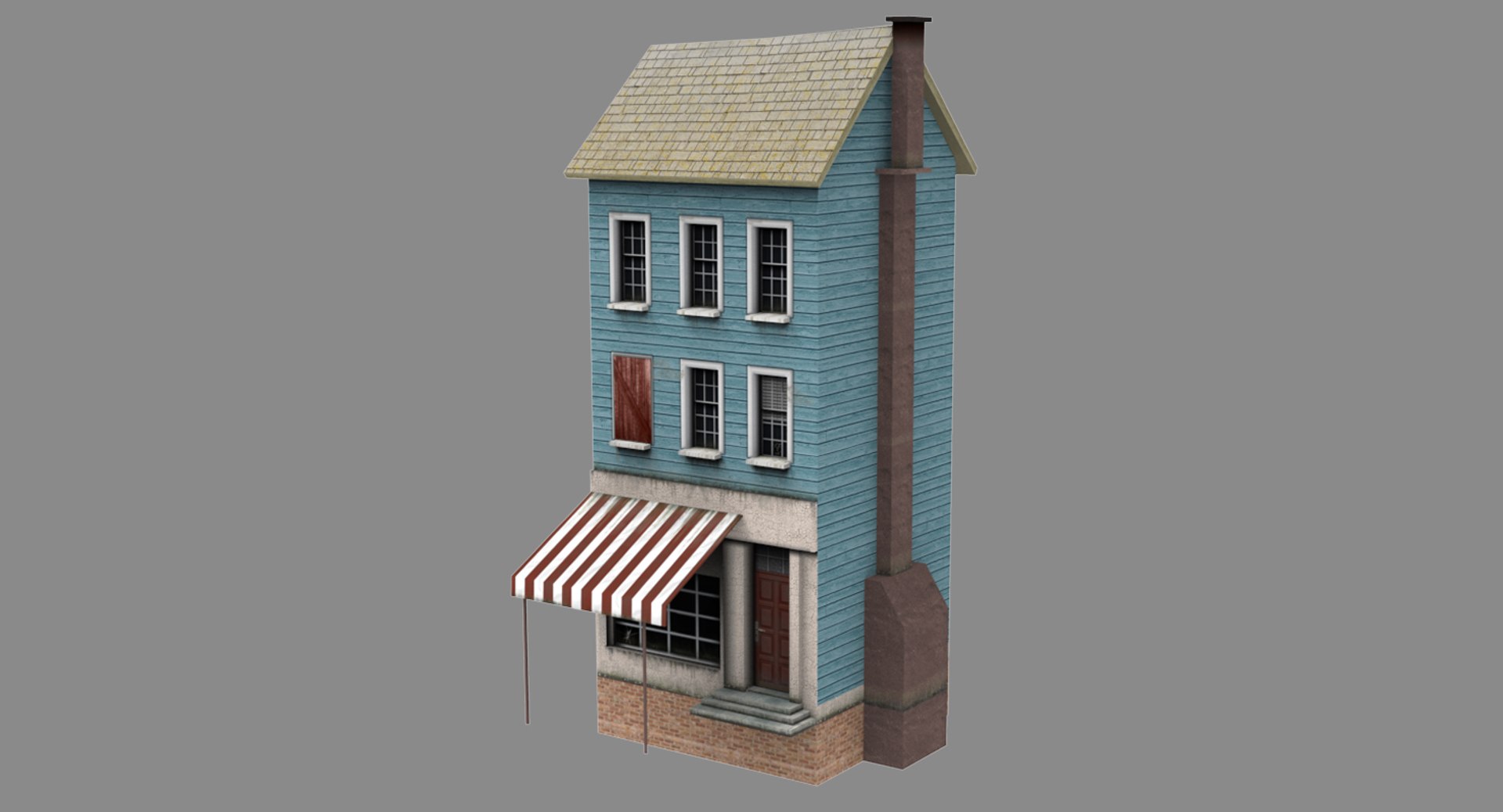 3D Old House - TurboSquid 1310092